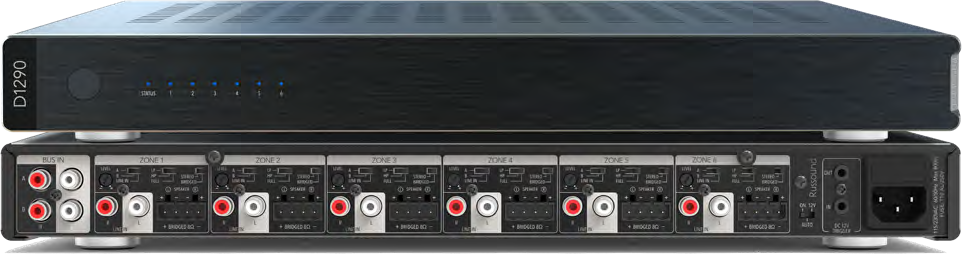 New Russound D1290 12-Channel 90W Digital Amplifier - Digital World